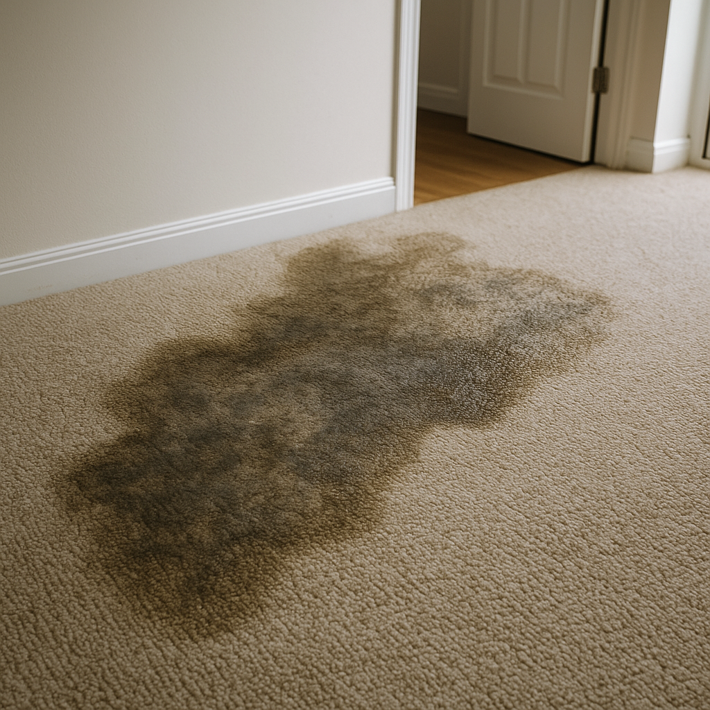 What are the signs that a carpet is water-damaged? - Masters Gold Coast